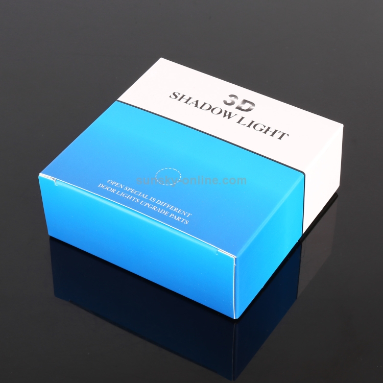 SUNSKY - 2 PCS Car 3D Door Logo Light Brand Shadow Lights Courtesy Lamp ...