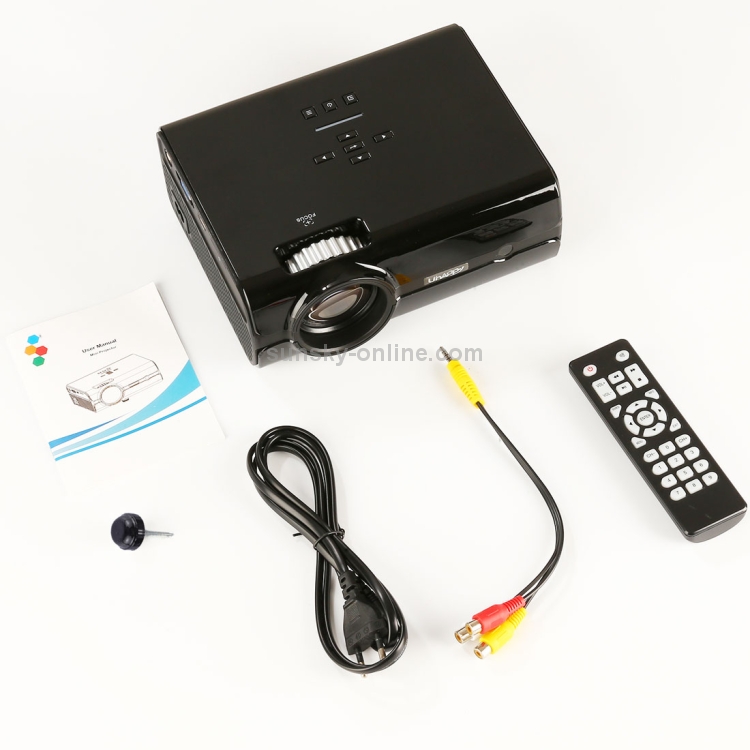 SUNSKY - Uhappy U45 2200 Lumens 1080P LED HD Mini Projector Home ...