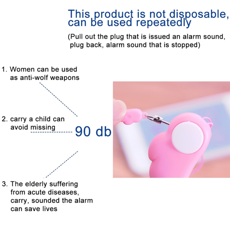 SUNSKY - Angel Wing Anti-rape Device Personal Alarm, Self-defense ...