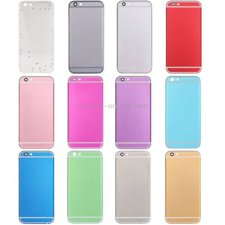 SUNSKY - Full Assembly Housing Cover for iPhone 6, Including Back Cover ...