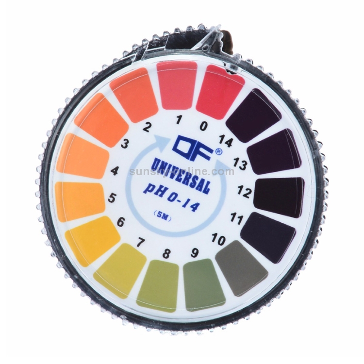 SUNSKY - 5Meters 0-14 PH Test Paper Alkaline Acid Indicator Paper For ...