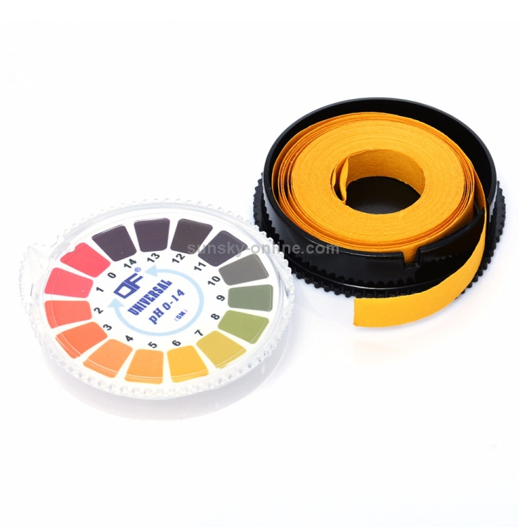 SUNSKY - 5Meters 0-14 PH Test Paper Alkaline Acid Indicator Paper For ...