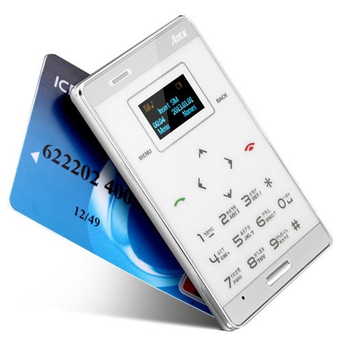 Buy World's Ultra Slim Credit Card Size & Smallest GSM touch Mobile ...