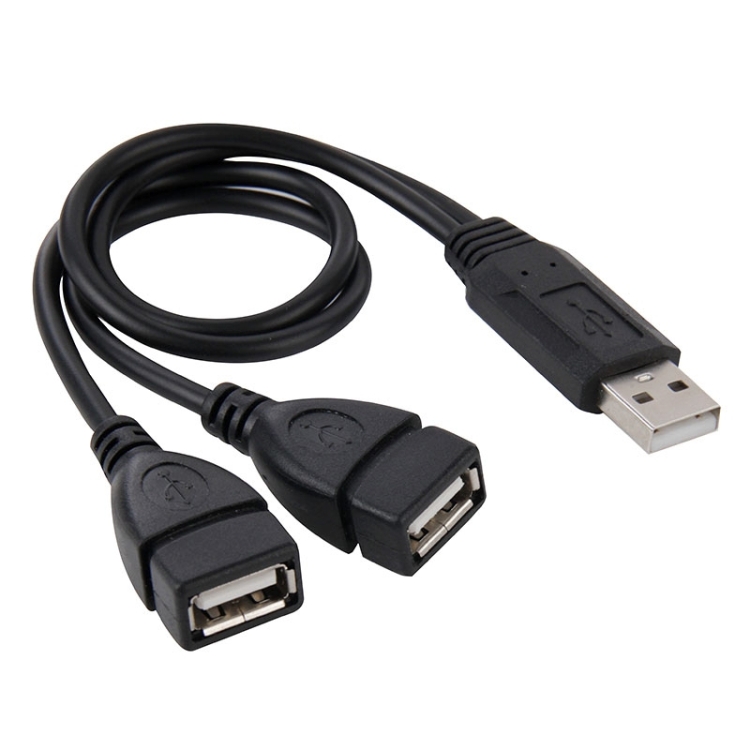 SUNSKY - USB 2.0 Male to 2 Dual USB Female Jack Adapter Cable for ...