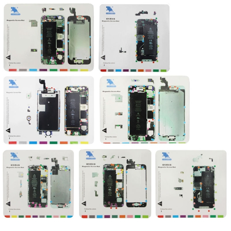 SUNSKY - 7 in 1 Magnetic Screws Mat for iPhone 6s / iPhone 6 Plus ...